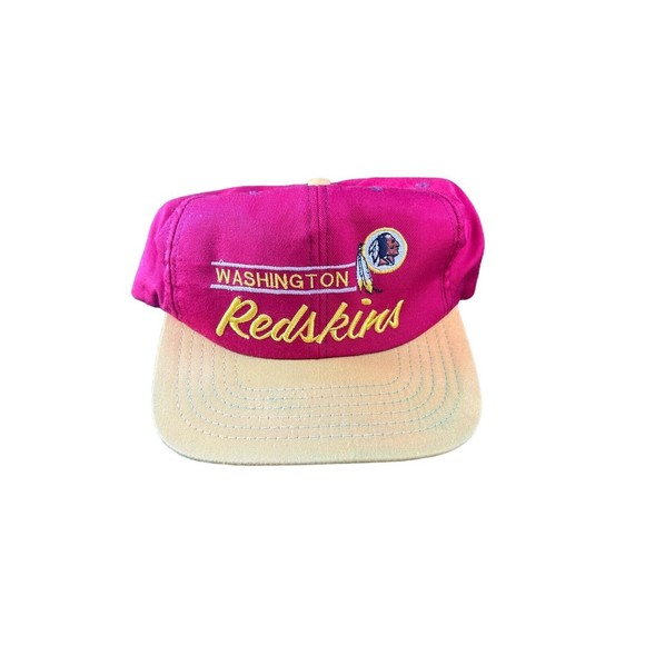 NFL | Accessories | Washington Redskins Snapback Hat Split Bar Script ...